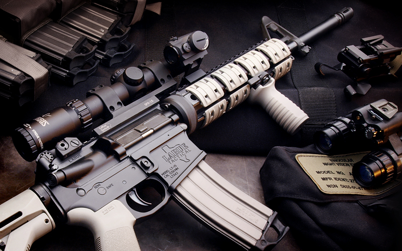 Angled CQB Mount for Micro T-2, LT724 - LaRue Tactical