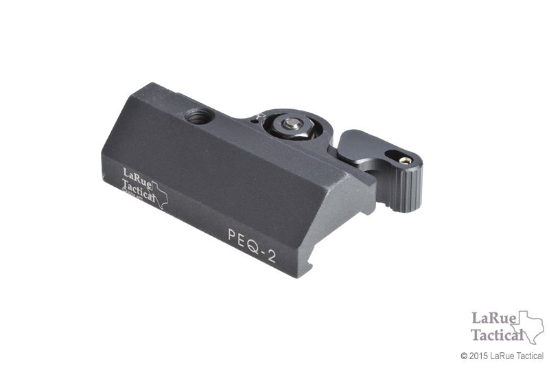 PEQ-2A Mount LT124 w/ QD Mount - LaRue Tactical